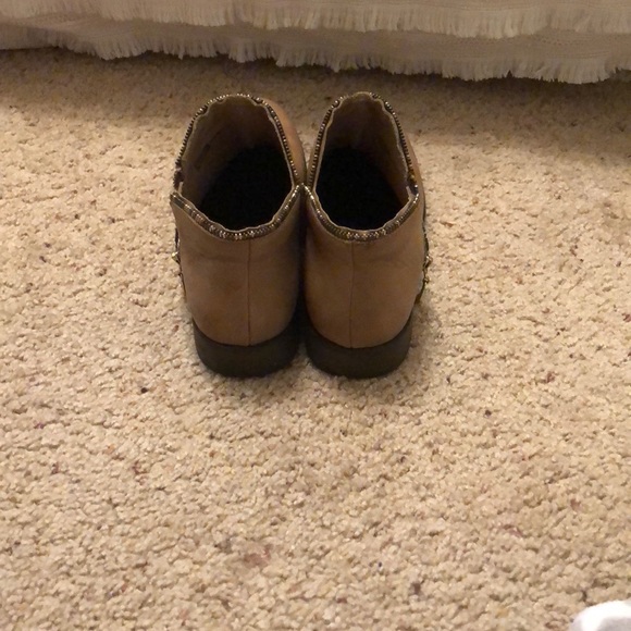 Charming Charlie | Shoes | Charming Charlies Tan Booties Size 9 | Poshmark